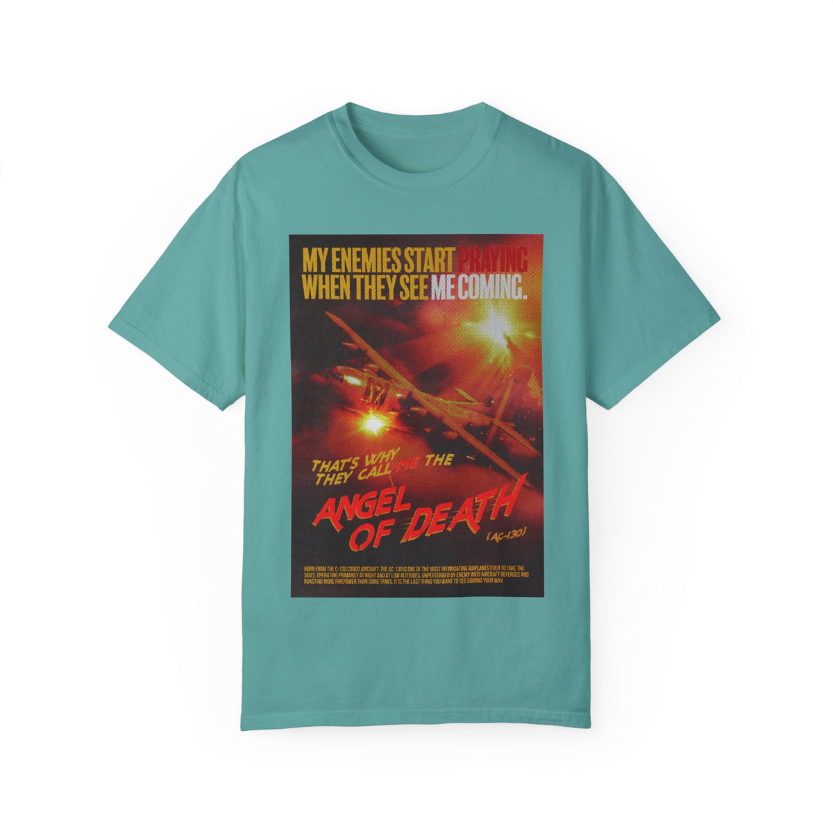 AC-130 Gunship Propaganda T-shirt – flightposterstore