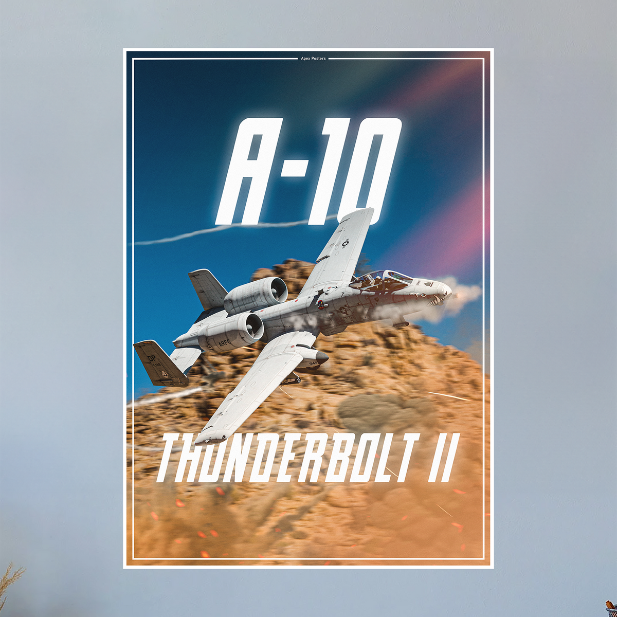A-10 Thunderbolt ll Poster (Apex Posters) – flightposterstore