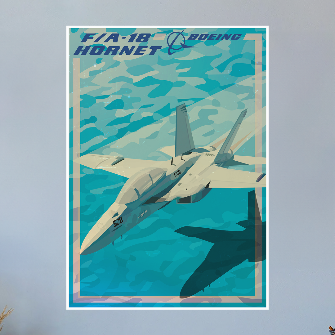 F/A-18 Hornet Artwork Poster – flightposterstore