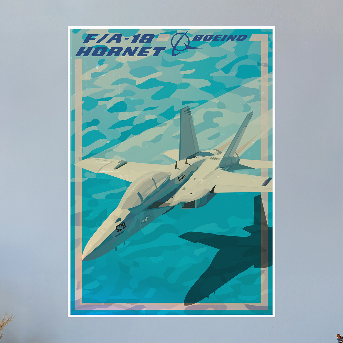 F/A-18 Hornet Artwork Poster – flightposterstore