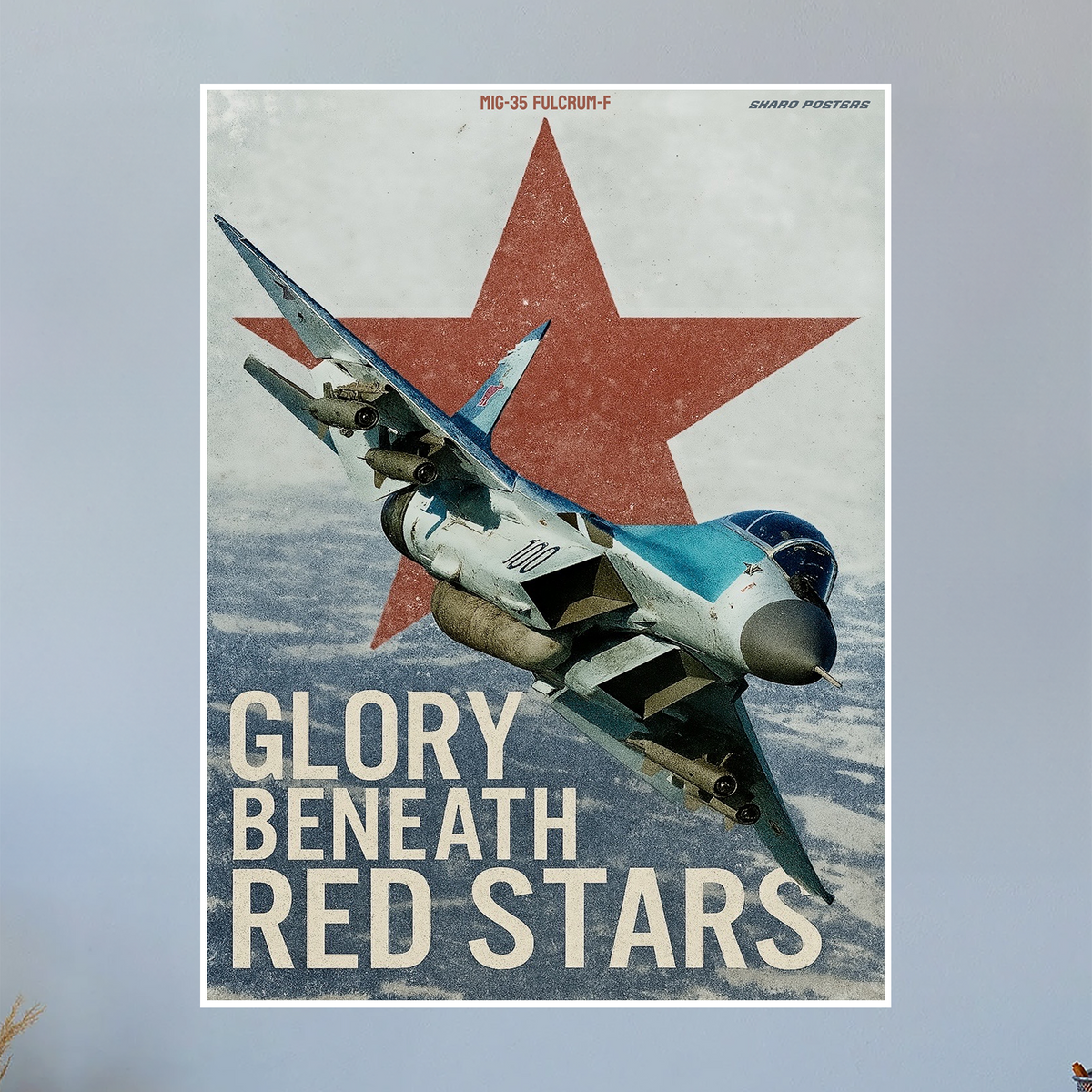 MiG-35 Propaganda Poster (Skaro Posters) – flightposterstore