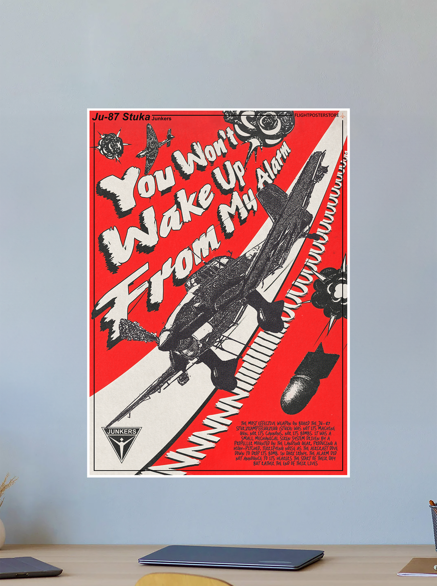 Ju-87 Stuka Propaganda Poster – flightposterstore