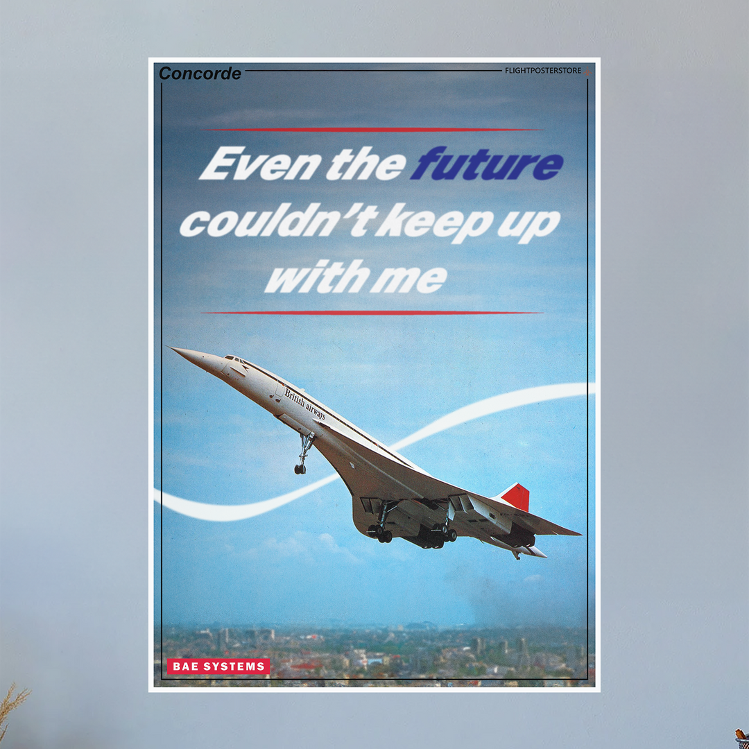 Concorde Propaganda Poster – flightposterstore