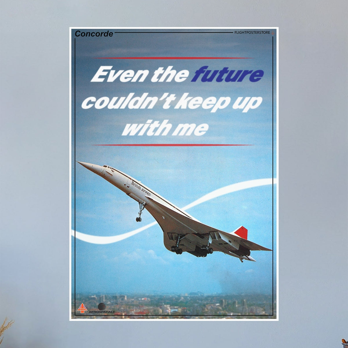 Concorde Propaganda Poster – flightposterstore