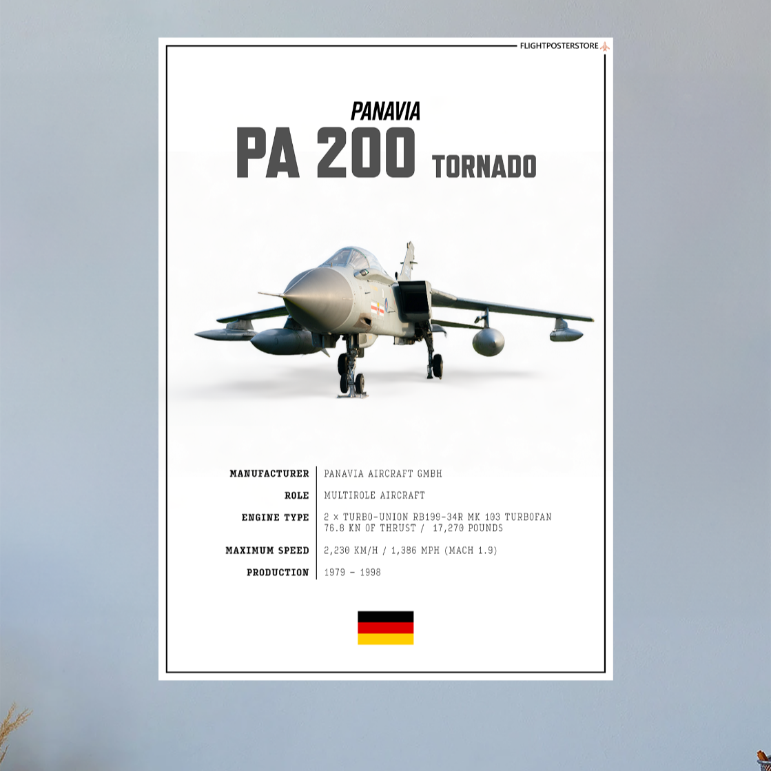 Panavia Tornado SPEC. Poster – flightposterstore