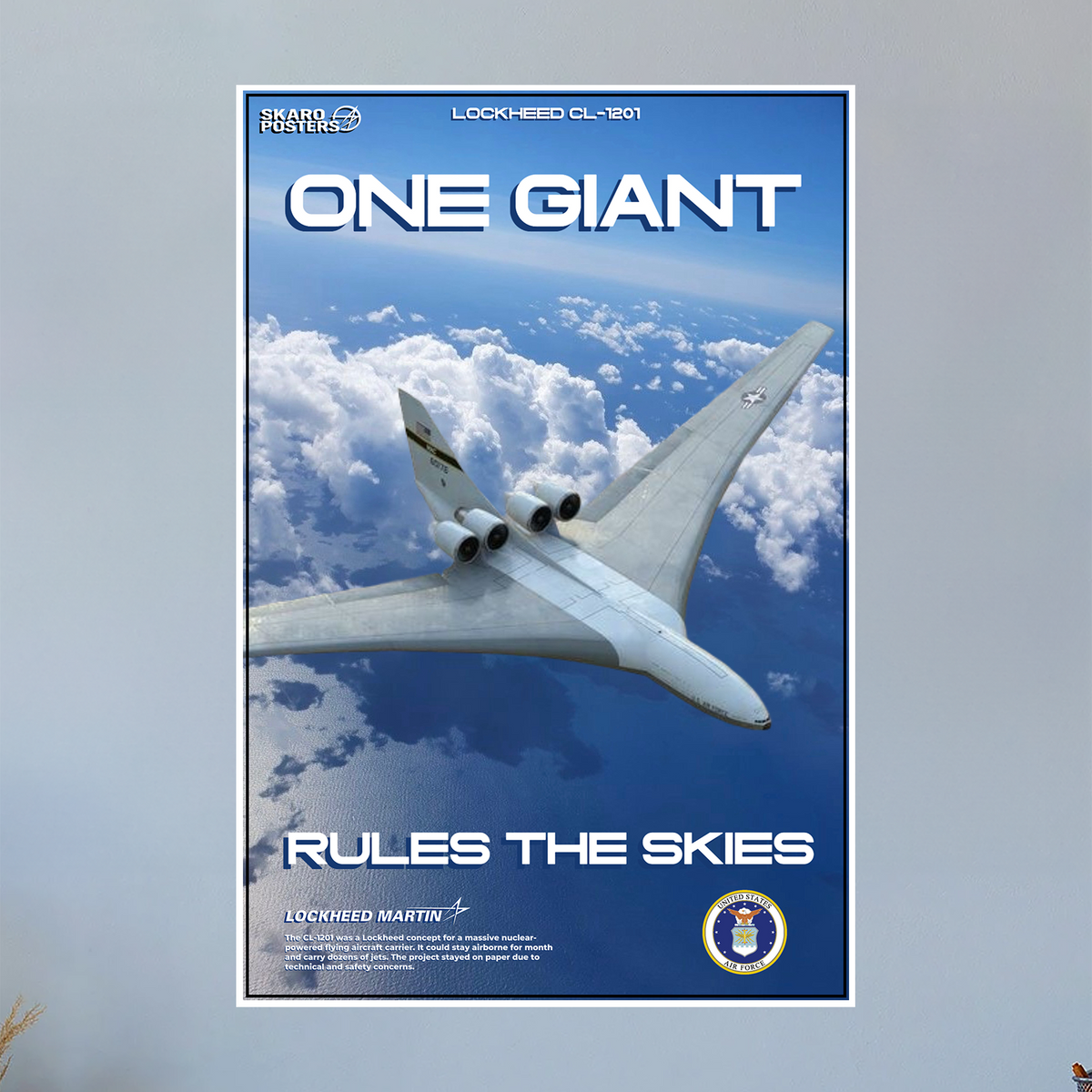 Lockheed CL-1201 Propaganda Poster (Skaro Posters) – flightposterstore